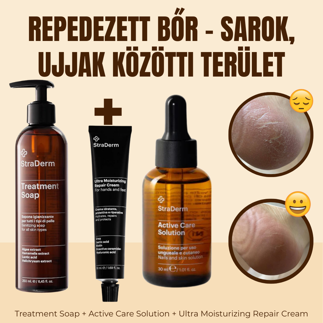 Repedezett bőr – sarok, ujjak közötti terület – Straderm - straderm.hu